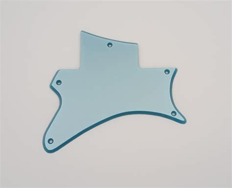Metallic Ice Blue Acrylic Pickguard For Prs Se Custom Guitar Reverb