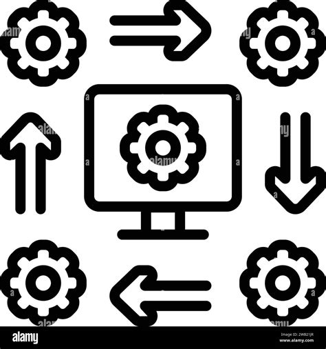 Icon For Workflow Software Stock Vector Image And Art Alamy