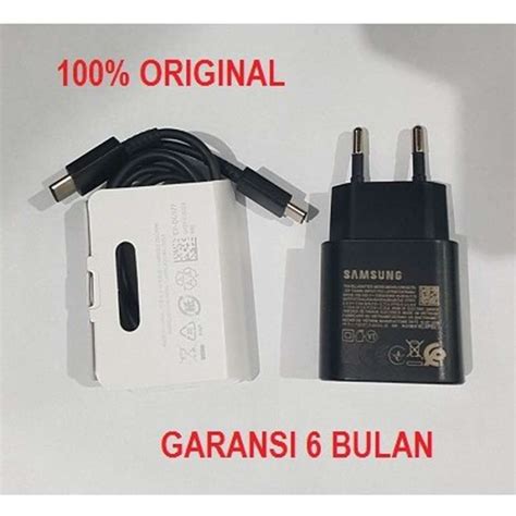 Jual SAMSUNG Charger 25W Super Fast Charging Galaxy Note 10 Note 10 Plus Hitam Original
