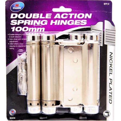 Zenith Spring Hinge Double Action Nickel Plated Cd2 Hardware