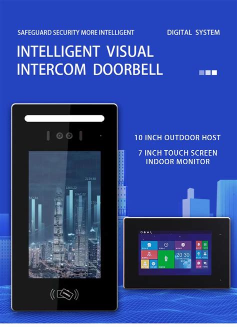 Multi Functional Multi Unit Video Intercom System Unit Intercom System For Apartment