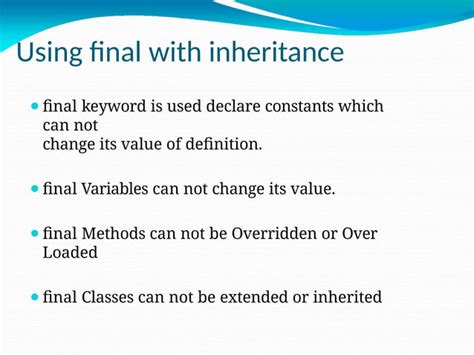 Method Overloading And Inheritance Interface Ppt