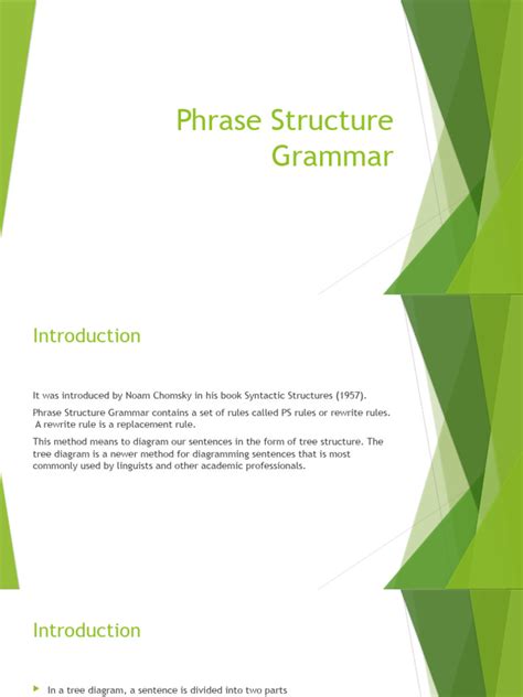 Phrase Structure Grammar Pdf