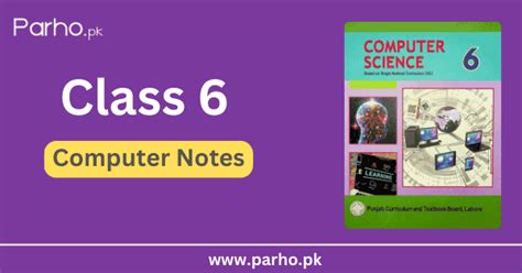 Class 6 Computer Notes Solutions For Punjab Textbook Board