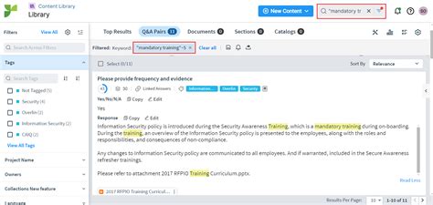 Understanding The Content Library Keyword Search Home