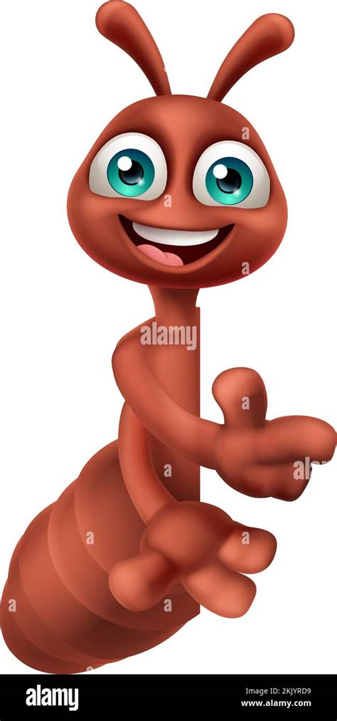 Ant Insect Bug Cute Cartoon Character Mascot Stock Vector Image And Art