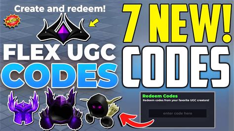 NEW CODES FLEX UGC CODES IN JULY ROBLOX FLEX UGC CODES FLEX UGC CODES YouTube