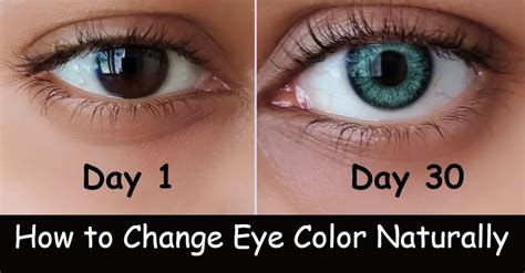 Ways To Change Eye Color