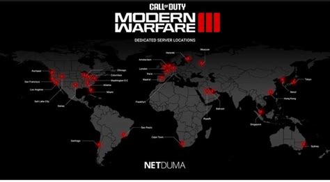 Dedicated Server Locations Rmodernwarfareiii