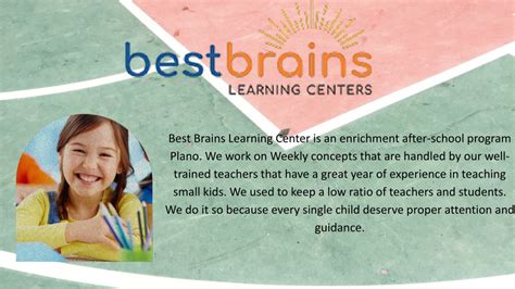 Ppt Best Brains Learning Center Plano North Powerpoint Presentation