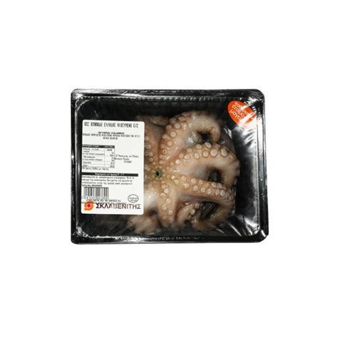 Χταπόδι ΣΚΛΑΒΕΝΙΤΗΣ καθαρισμένο Ελληνικό ~600gr