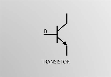 Premium Vector Transistor Symbol Vector Symbol Design Engineering