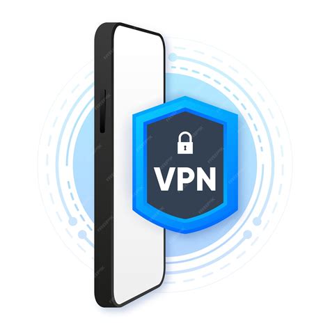 Premium Vector Vpn Service Phone With Secure Vpn Connection Concept Cyber Security Secure Web
