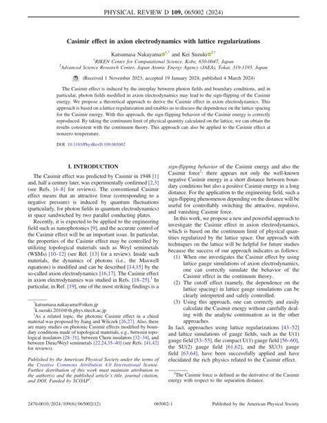 Pdf Casimir Effect In Axion Electrodynamics With Lattice Regularizations