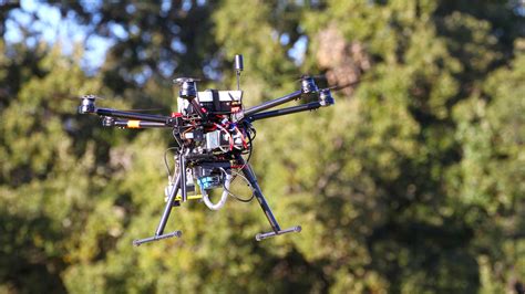 Dlr Drone With Visual And Thermal Imaging Cameras