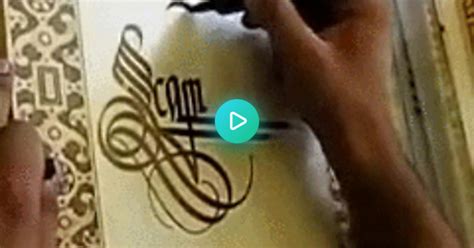 Heard You Guys Liked Calligraphy Porn  On Imgur