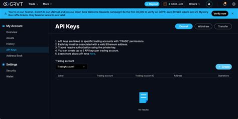 Api Setup Guide Gravity Markets Api Docs