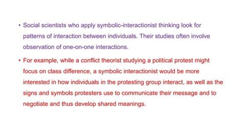 Symbolic Interactionism Structural Functional Theory And Conflict Theory Pptx