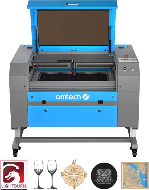 Omtech 60w Co2 Laser Engraver With Lightburn 500x700 Mm Engraving