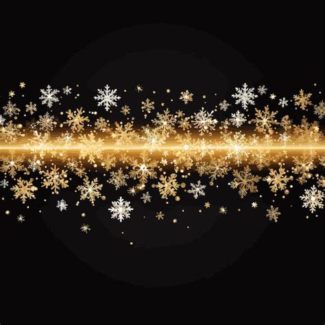 Premium Vector Snowflakes Seamless Pattern