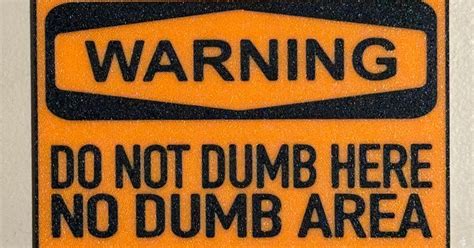 Do Not Dumb Here Sign By Tylernucci Download Free Stl Model