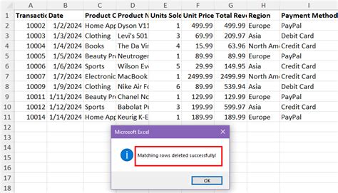 如何在excel中删除多行 Infoxiao