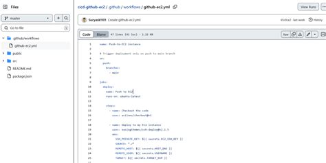 setup ci cd pipeline using github actions for reactjs application