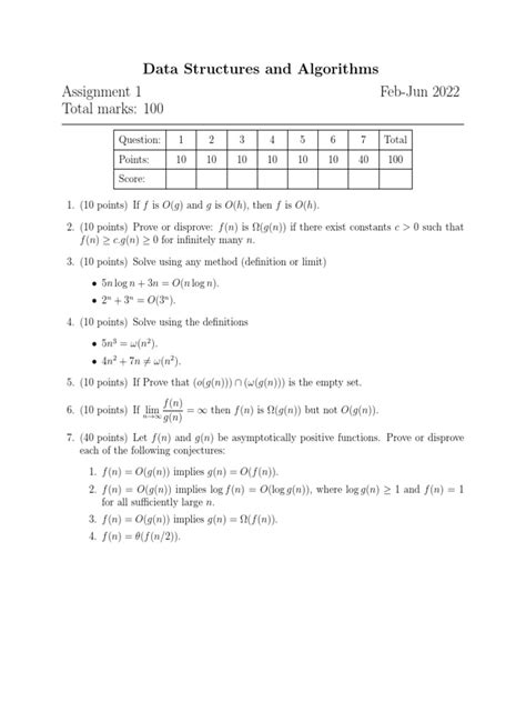 Data Structures And Algorithms Assignment 01 Sai University 2022