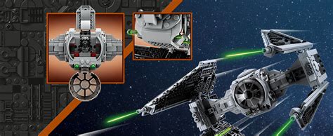 LEGO 75348 Star Wars Mandalorian Fang Fighter vs TIE Interceptor ...