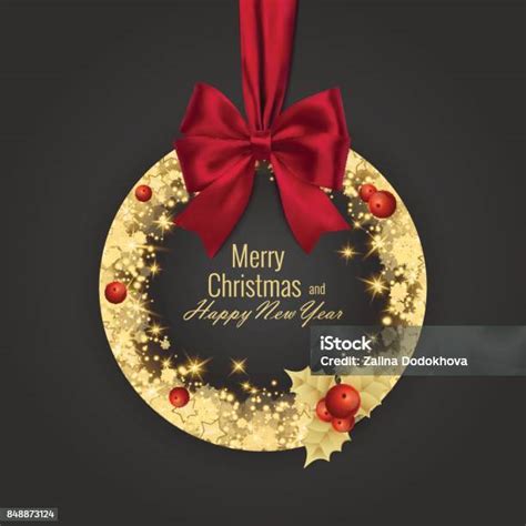 메리 크리스마스와 행복 한 새 해 2018 인사말 카드 벡터 일러스트 레이 션 12월에 대한 스톡 벡터 아트 및 기타 이미지 12월 2018년 개념 Istock