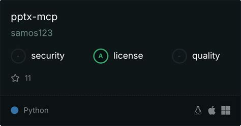Score Pptx Mcp Server Glama