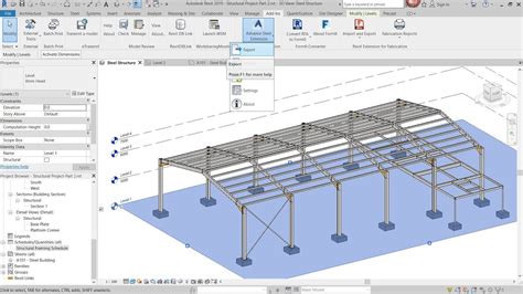 Learning Steel Structure In Autodesk Revit