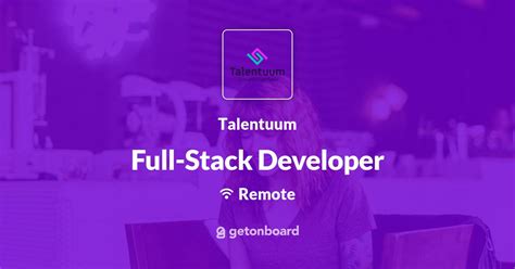 Full Stack Developer At Gnueve Remote Work From Home Get On Board