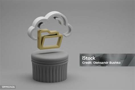 아름다운 추상적 인 삽화 클라우드 서버 스토리지 기호 아이콘 열 스탠드와 멋진 배경에 3d 렌더링 그림 디자인의 배경 패턴 웹 호스팅 3차원 형태에 대한 스톡 사진 및 기타