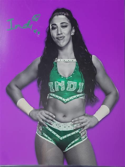 Indi Hartwell 11x14 Nxt Wwe Sexy Hot Signed Autographed Photo