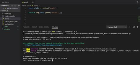 Nodemon Library Global Npm Modules In Nodejs Codez Up