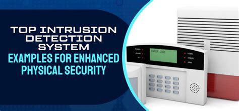 Intrusion Detection System Examples Types