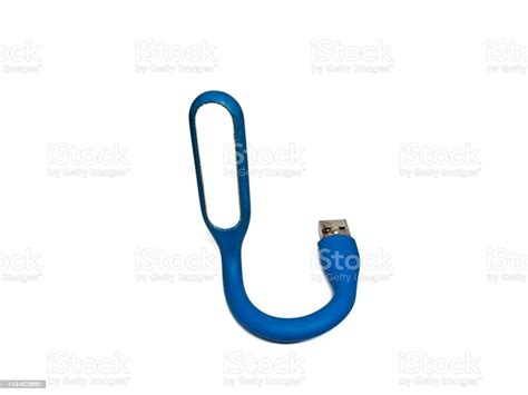 보조 배터리로 사용할 수 있는 파란색 Led 라이트 스틱 흰색 배경 0명에 대한 스톡 사진 및 기타 이미지 0명 검은색 광선 Istock