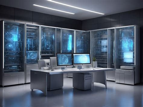 Download Ai Generated Server Room Data Royalty Free Stock
