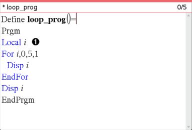 Using Local Variables