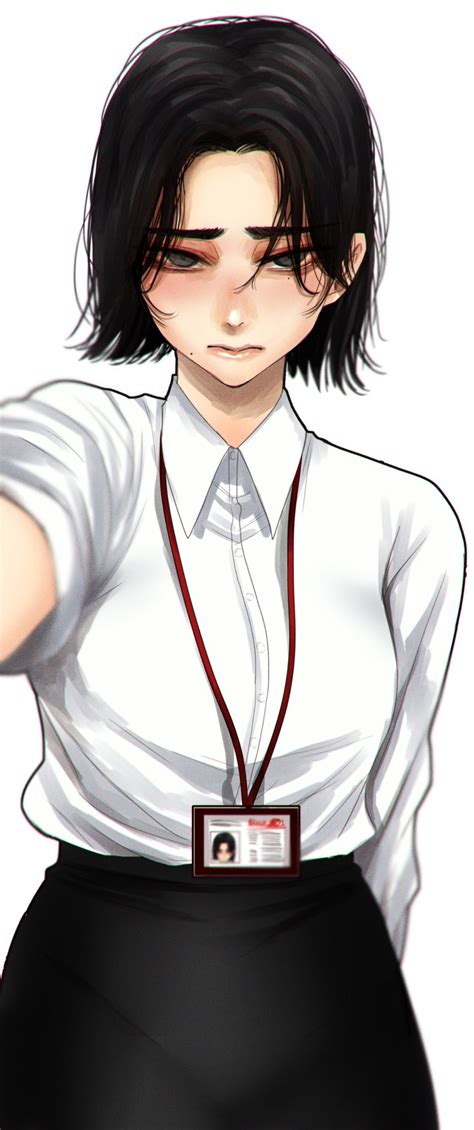 Gunjyou Gunjyou 00 Original Highres 1girl Black Hair Black Skirt Blouse Blush Closed