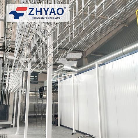 Automatic Radiator Fence Pillar Cabinet Chemical Industry Powder Coating Production Lines