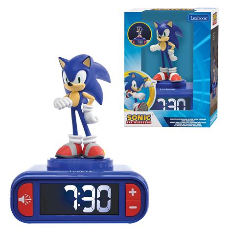 Alarm Clock With 3d Sonic Night Light Lexibook