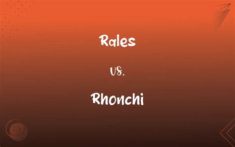 Rales Vs Rhonchi Whats The Difference
