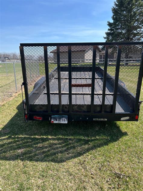2017 16 Rice Utility Trailer Trailers Blue Grass Iowa Facebook