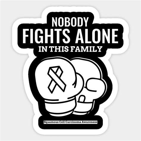 Squamous Cell Carcinoma Awareness Squamous Cell Carcinoma Awareness Sticker Teepublic