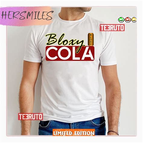 I Love Bloxy Cola From Roblox Shirt Hersmiles