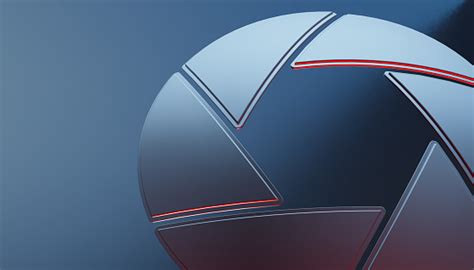 영화 카메라 아이리스 기호입니다 사진 렌즈 기호 3 차원 렌더링 금속에 대한 스톡 사진 및 기타 이미지 금속 기업 재무와