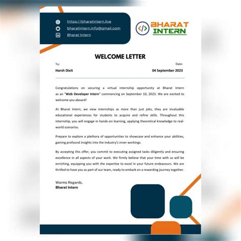 Harsh Dixit On Linkedin Bharatintern Bharathintern