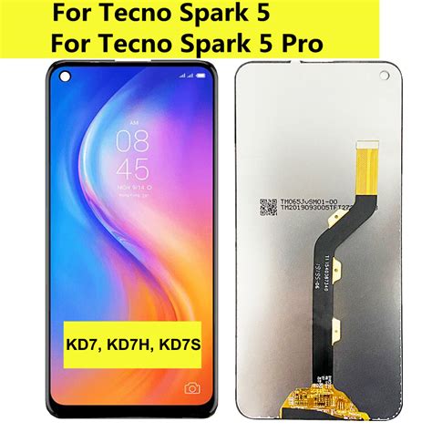Ecran Tecno Kd7 Spark 5 Pro Sen Unlocktool